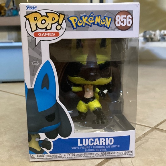 Funko | Toys | Custom Shiny Lucario Funko Pop | Poshmark